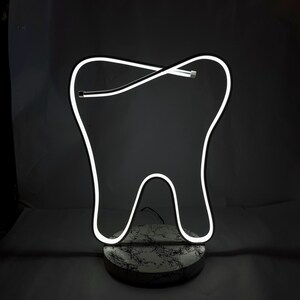 Tooth Lighting Decor With Led Lights, Dental Office Decor, Tooth Light ...