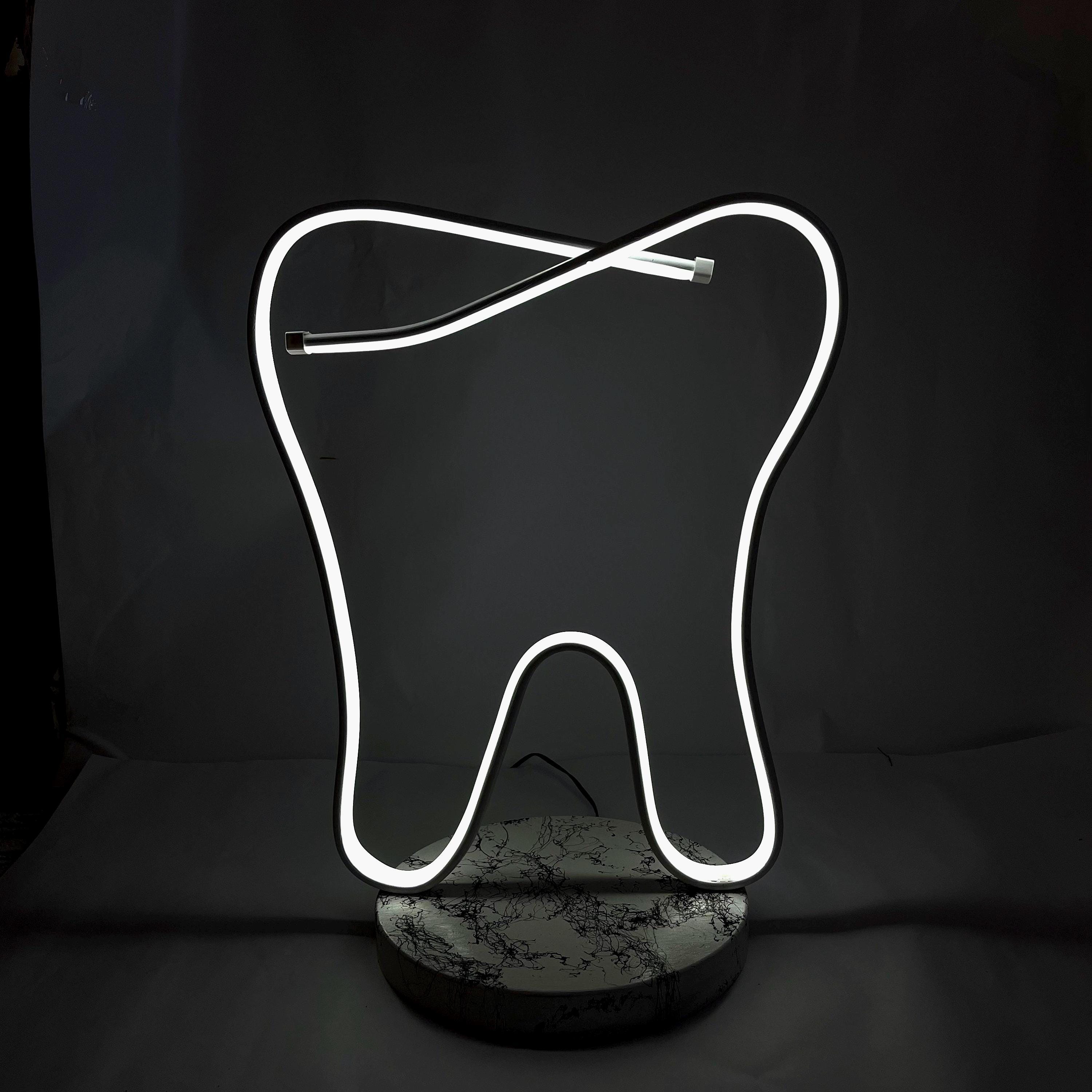 Tooth Lighting Decor With Led Lights, Dental Office Decor, Tooth Light ...