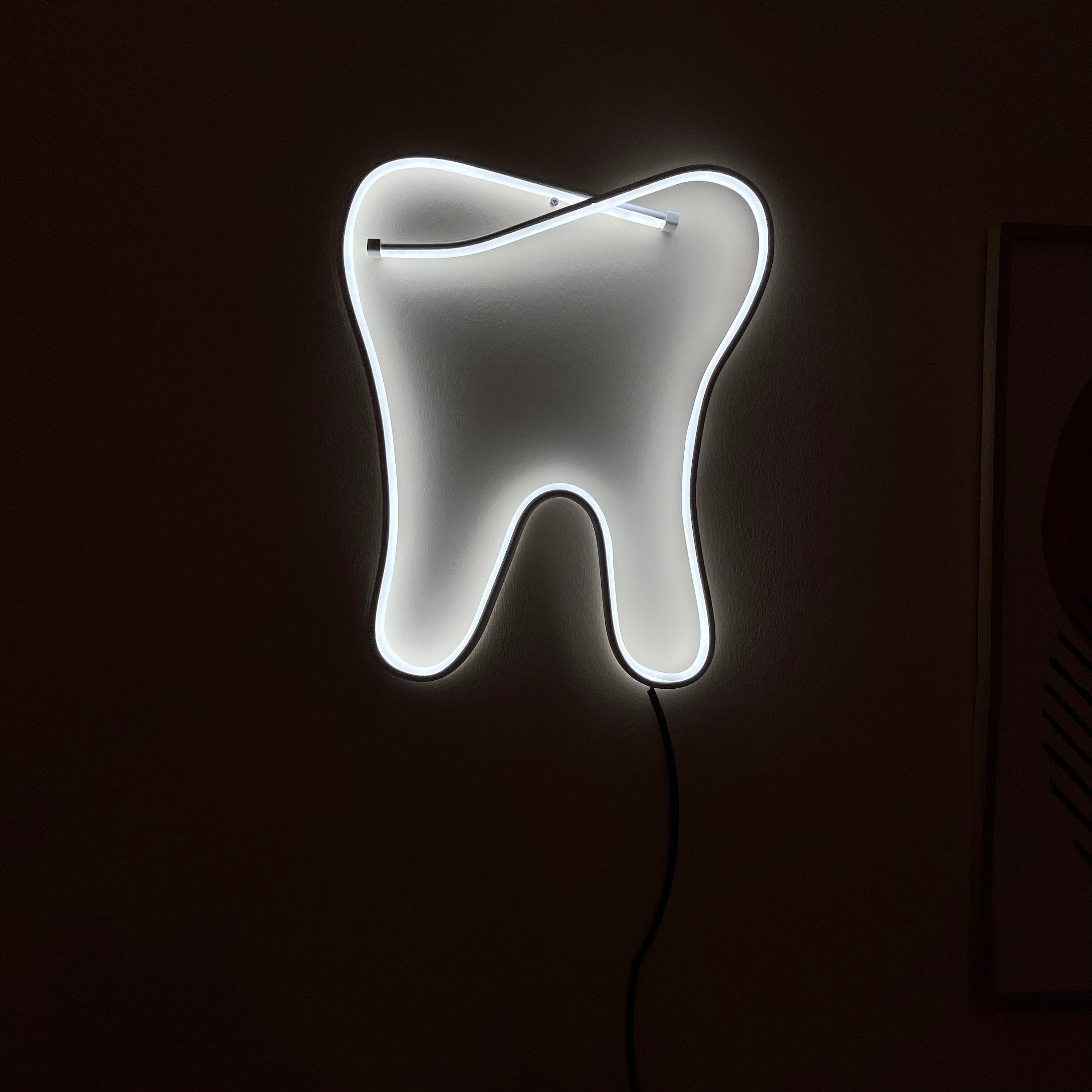 Tooth Lighting Decor With Led Lights, Dental Office Decor, Tooth Light ...