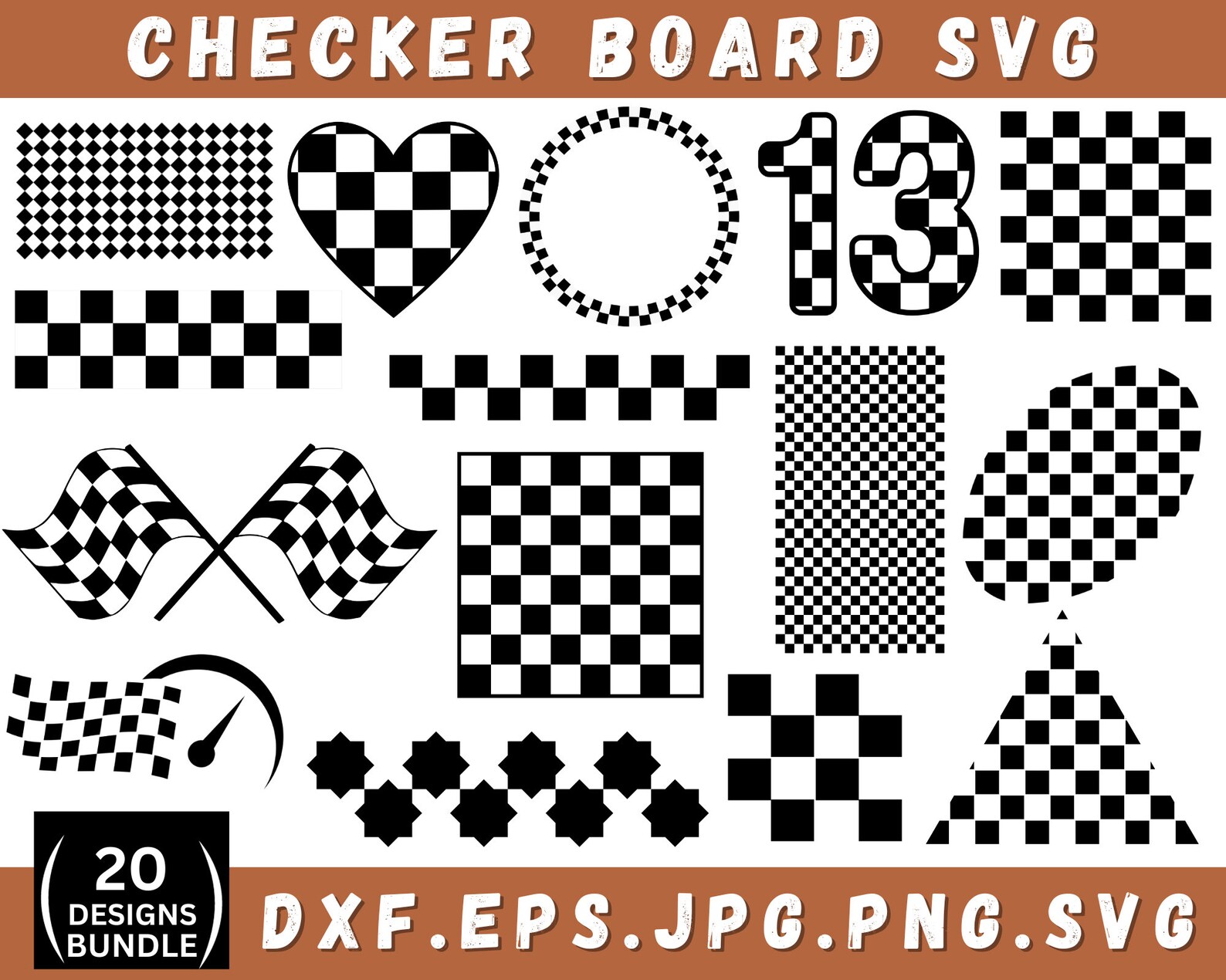 Checkerboard Svg Bundle, Checker Board Svg, Checker Board Png,checker ...