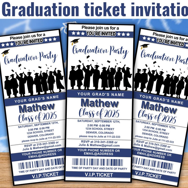 Graduation Ceremony Tickets - Etsy