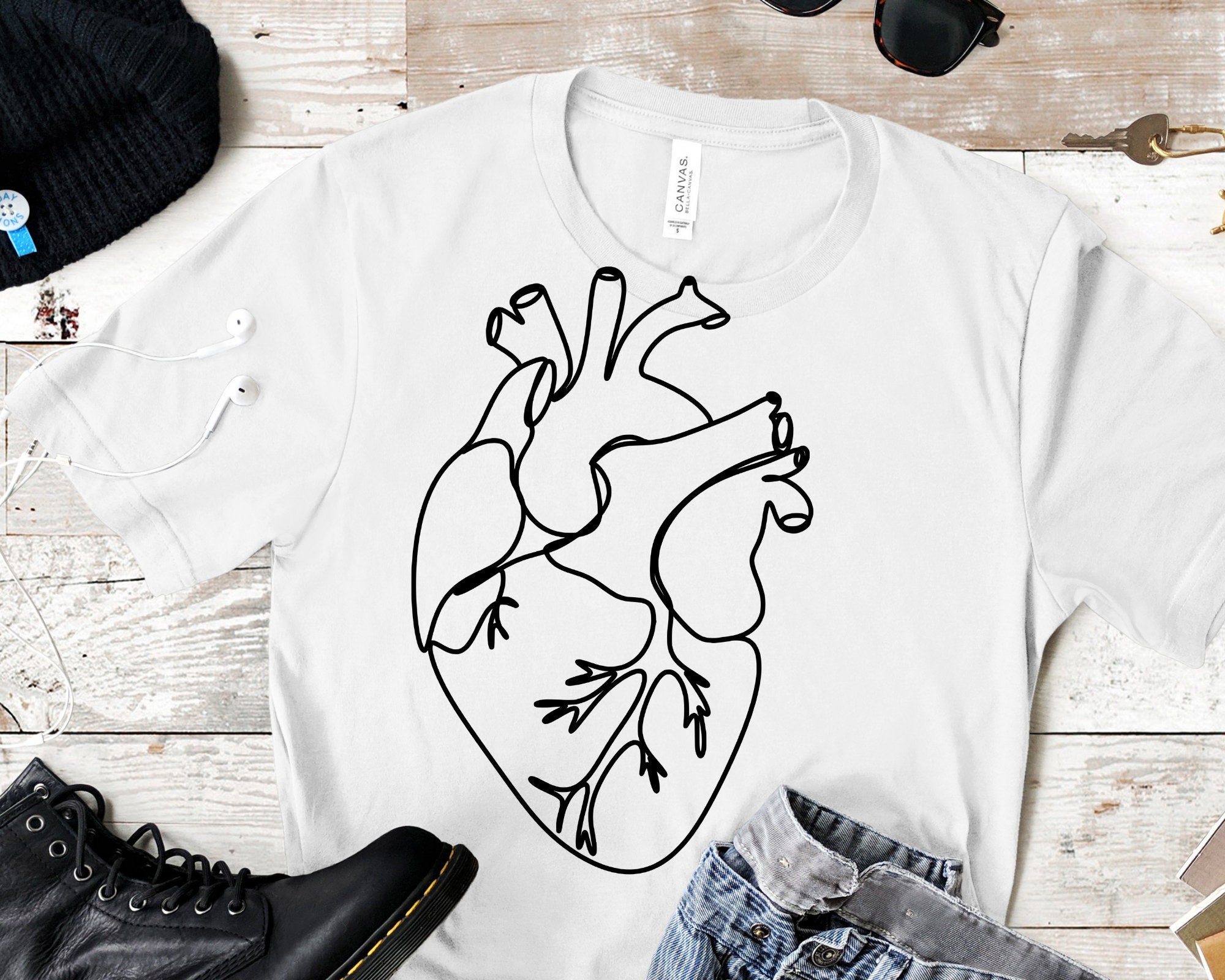 Anatomical Heart Svg / Png, Heart Svg Bundle, Human Heart Svg Jpg ...
