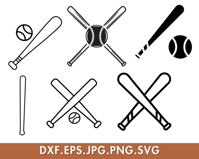 25 Baseball Bat Svg, Baseball Bat Png, Baseball Svg Bundle, Sports Svg ...