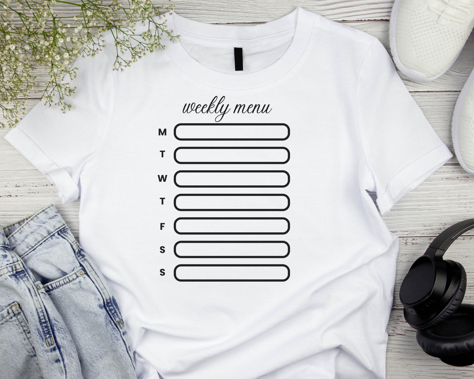 Weekly Menu Svg Bundle, Kitchen Menu Svg, Menu Svg / Png, Svg File ...