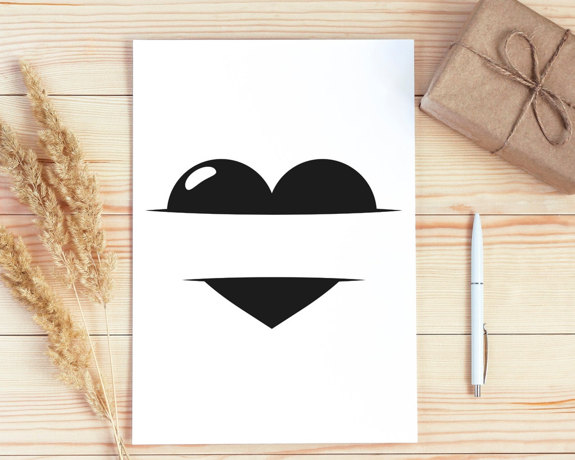 Heart Frame Svg Bundle, Heart Svg / Png, Heart Frame Clipart Art, Svg ...