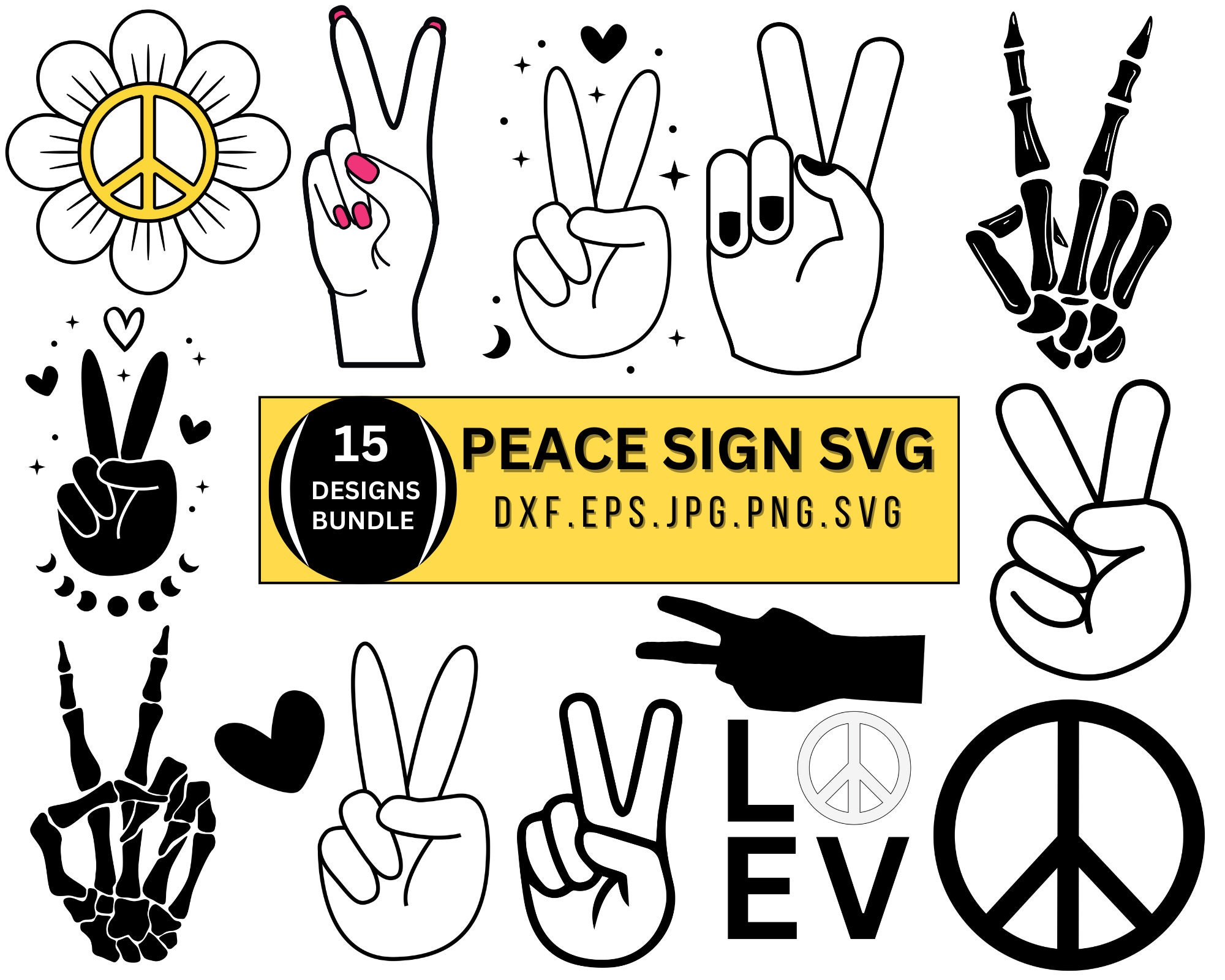 Peace Symbol Svg Peace Symbol Png Peace Sign Png Peace Svg - Etsy