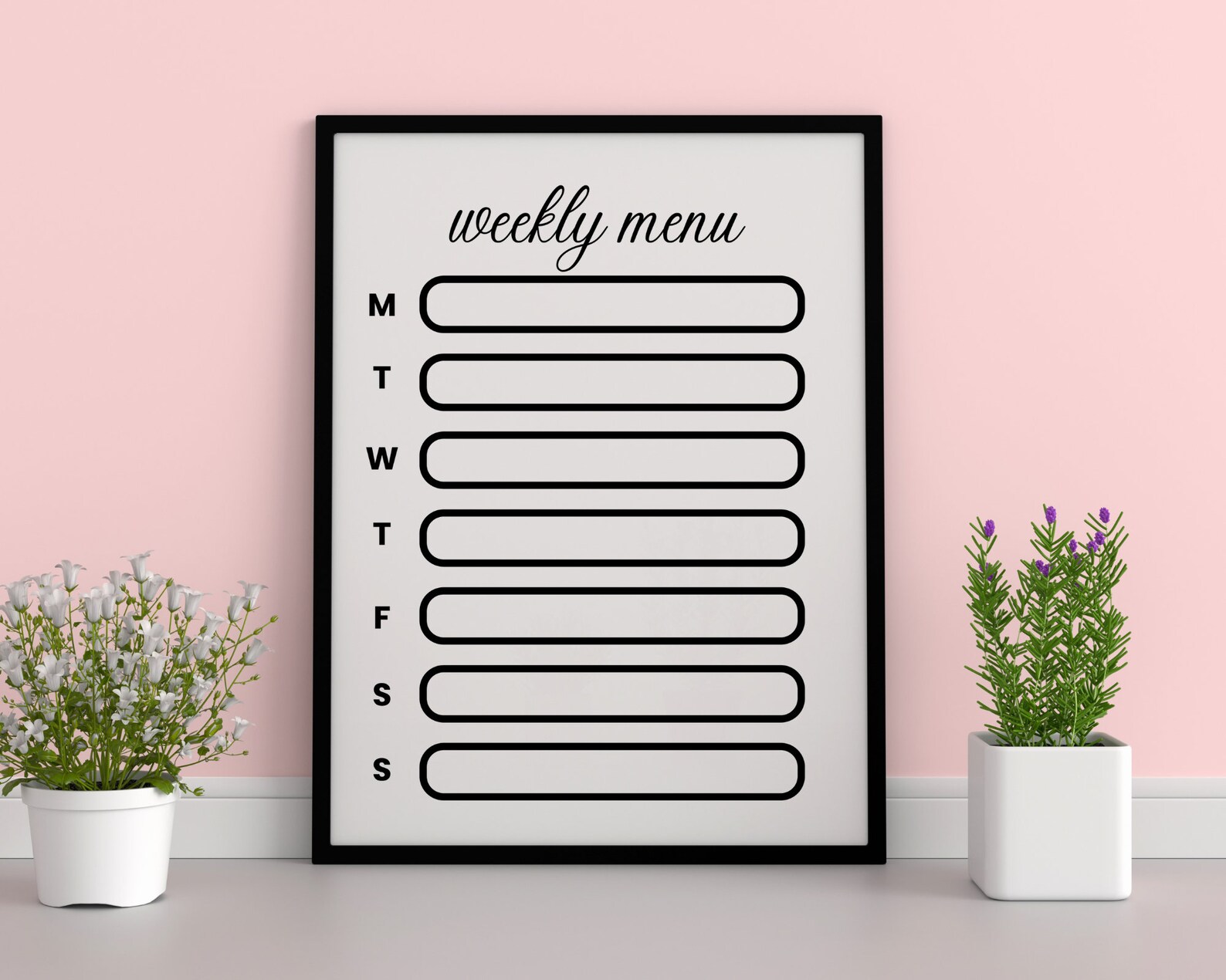 Weekly Menu Svg Bundle, Kitchen Menu Svg, Menu Svg / Png, Svg File ...