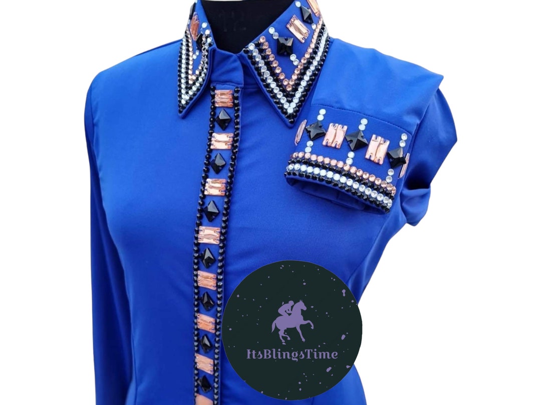 Western Show Shirt, Rail Shirt , Showmanship Shirt, Show Shirts - Etsy