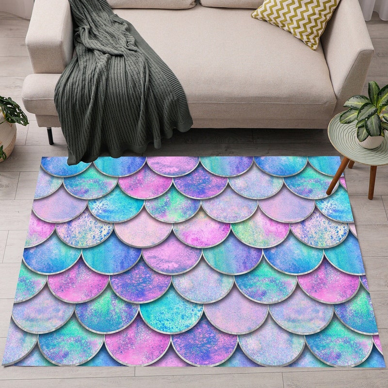 Mermaid Area Rug - Etsy