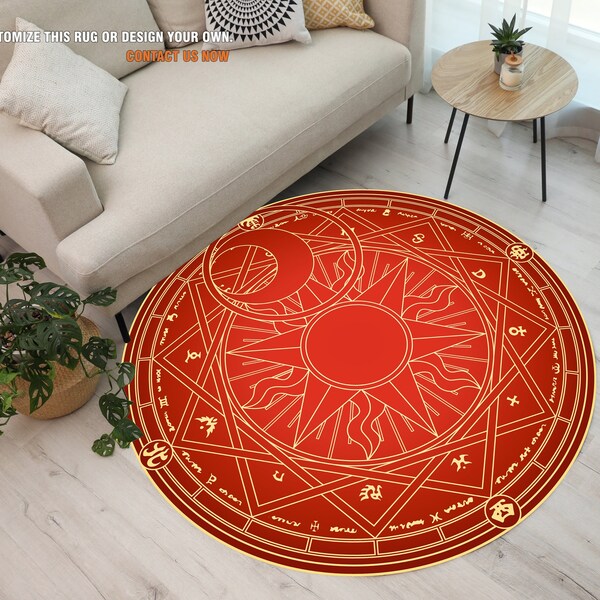 Magic Circle Rug - Etsy