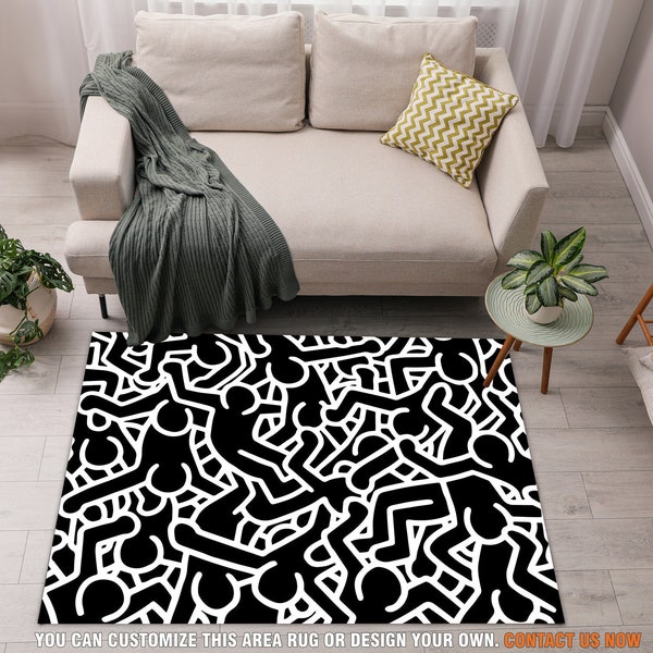 Keith Haring Rug - Etsy