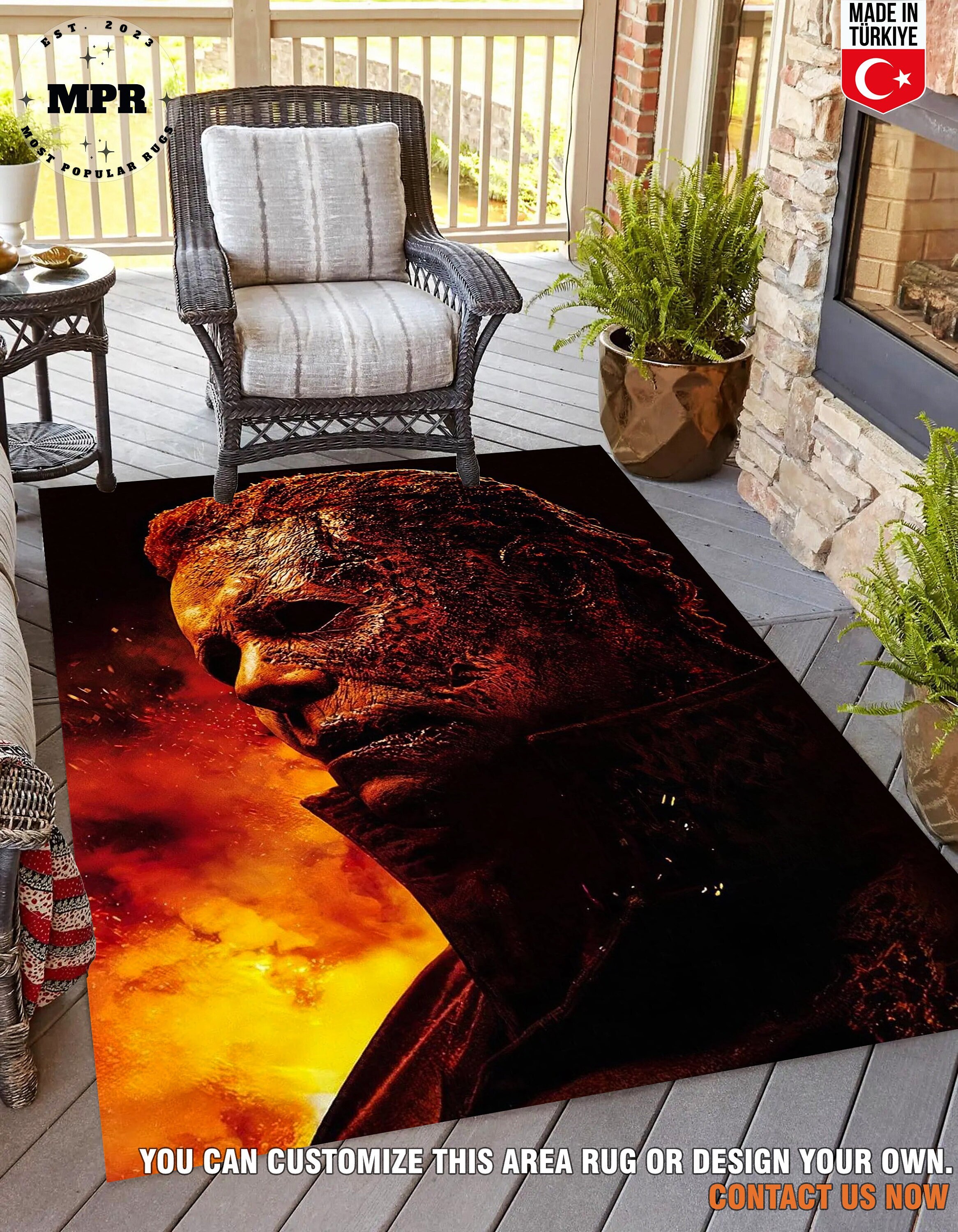 authentic quality guarantee Halloween Rug, Michael Myers Rug ...