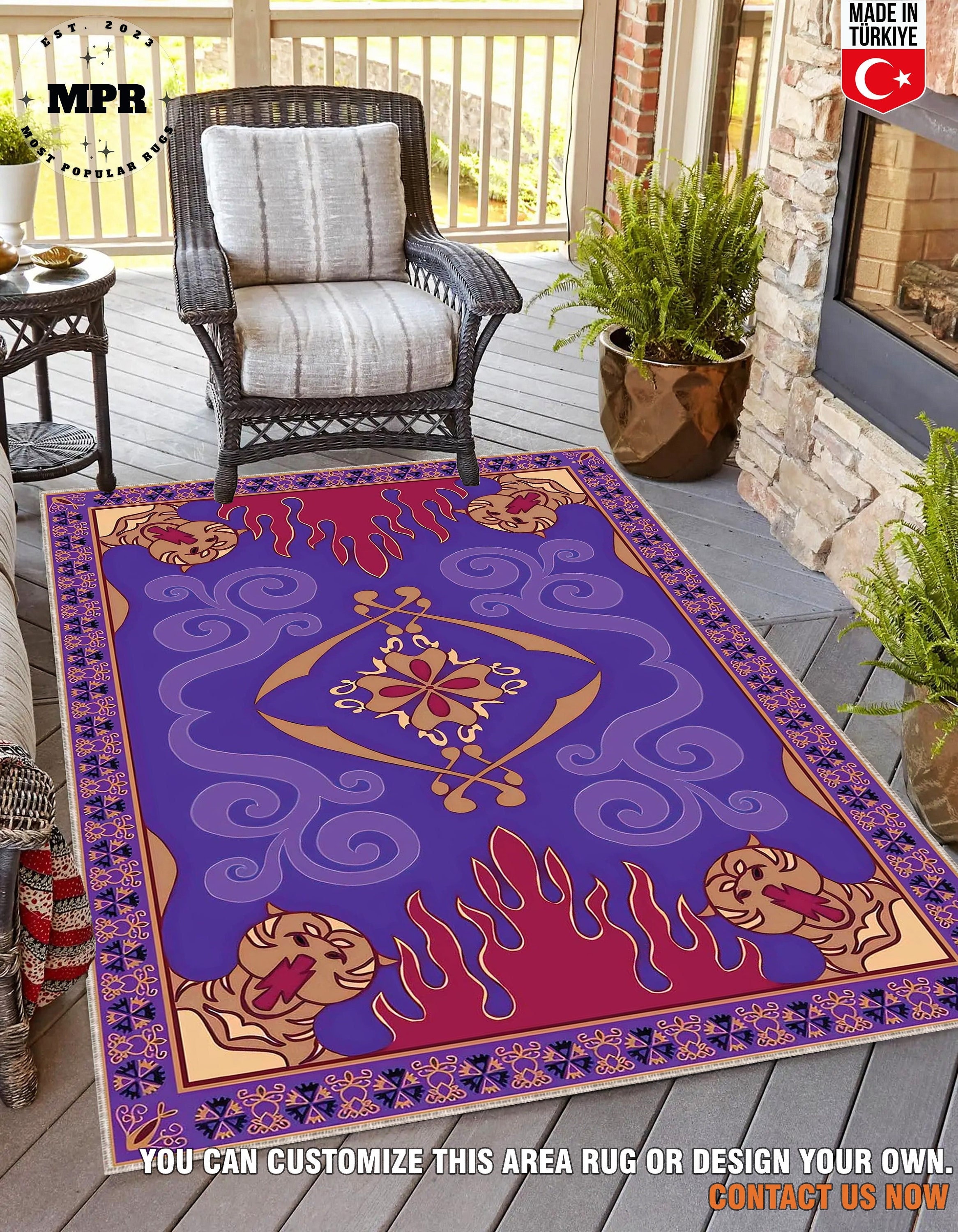 Magic Carpet Aladdin Pattern