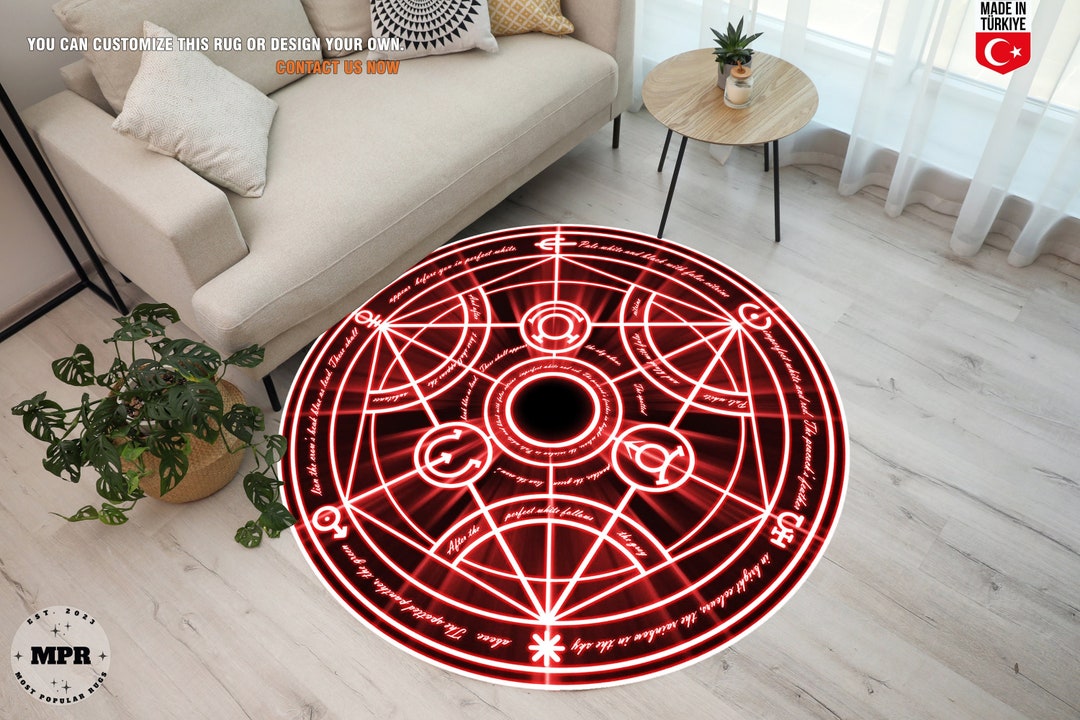 Japanese Anime Manga ,full Metal Transmutation Rug, Anime Rug ...