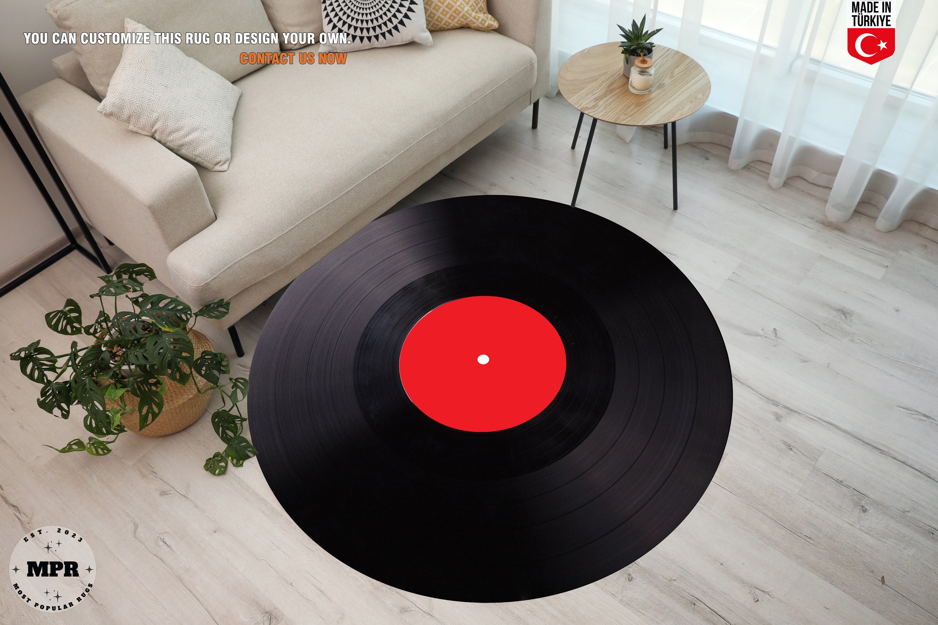 Record Rug Record Album Round Rug Album Rug Music Rug - Etsy