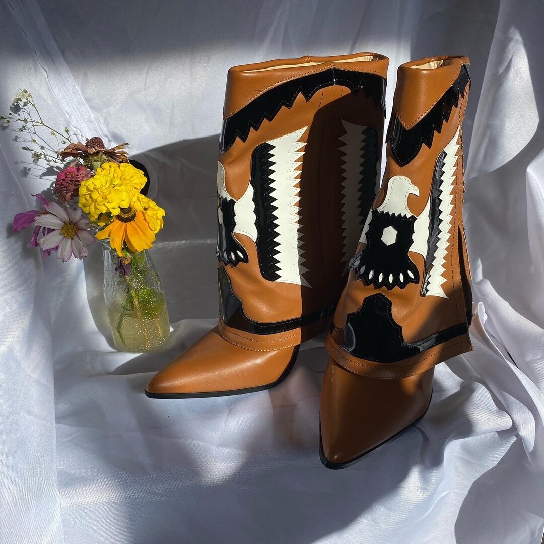 Women’s Southwest Cowgirl Boots - Etsy