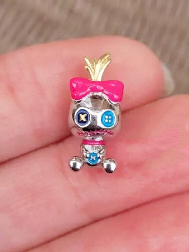 Disney Lilo & Stitch Doll Scrump Charm for European Bracelets, Necklace ...