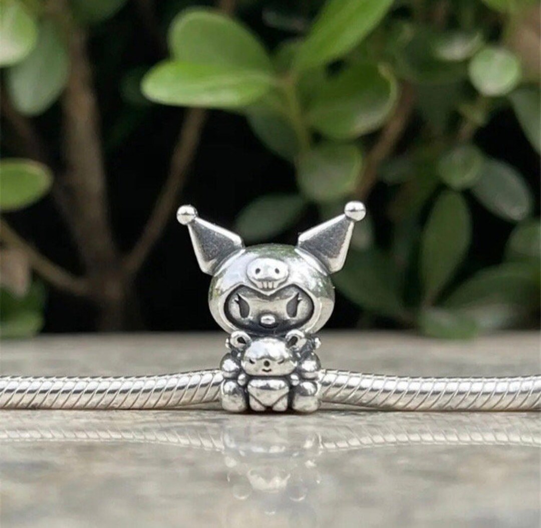Hello Kitty & Friends Cute Villain Kuromi Charm 925 - Etsy UK