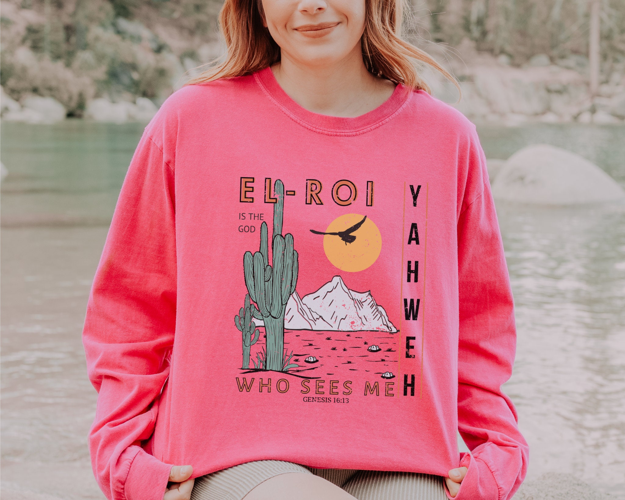 Boho Christian Sudaderas Confort Colores Biblia Verso Camiseta Regalos ...