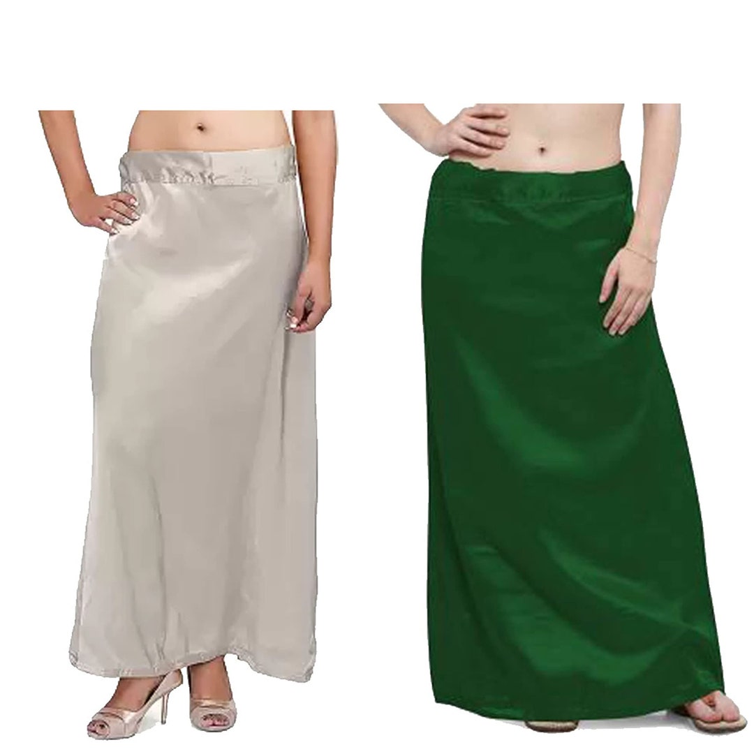 Women's Satin Petticoat Saree Satin Underskirt Sari Satin - Etsy