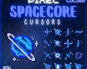 Spacecore Mouse Cursors Full Aesthetic Pack of All 17 States - Etsy