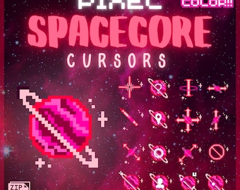 Spacecore Mouse Cursors Full Aesthetic Pack of All 17 States - Etsy