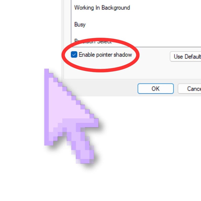 Purple Pastel Mouse Cursors - Full Aesthetic Pack of All 17 States - Etsy