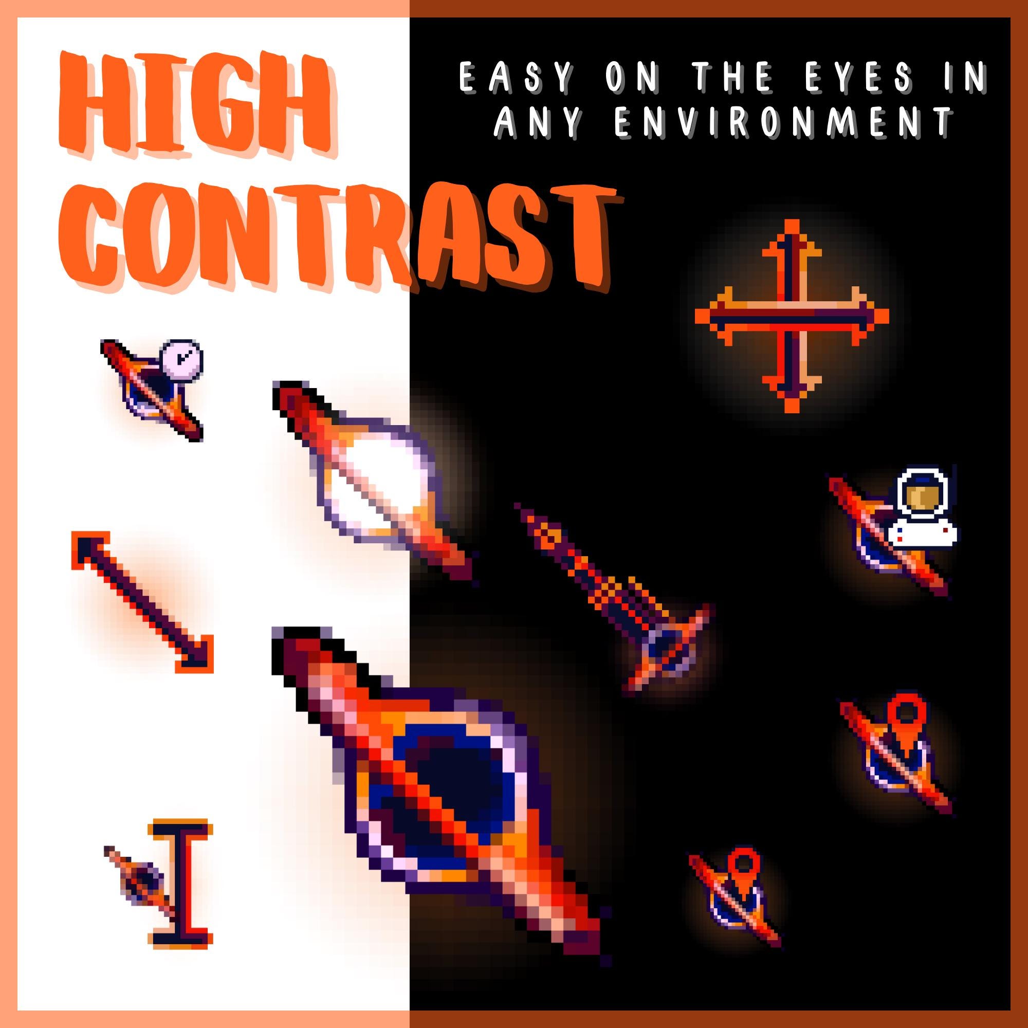 Black Hole Mouse Cursors - Full Aesthetic Pack of All 17 States - Etsy