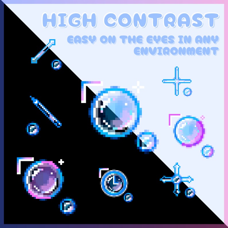 Bubblecore Mouse Cursors - Full Aesthetic Pack of All 17 States - Etsy