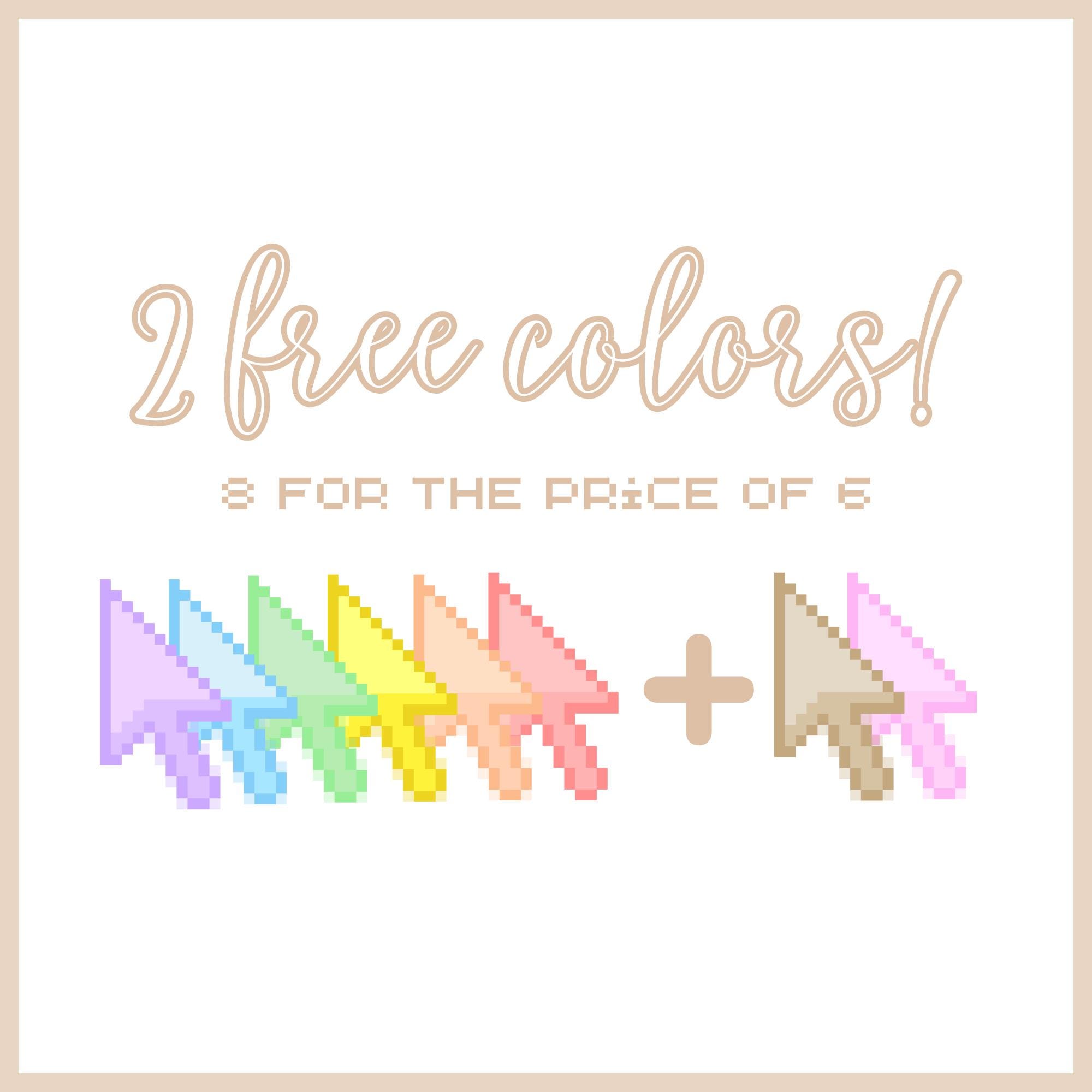 Pastel BUNDLE Minimalist Cursors - Full Aesthetic Packs of All 17 ...