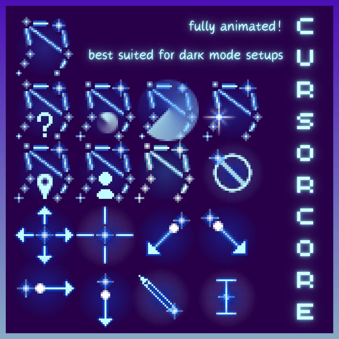 Libra Zodiac Mouse Cursors - Full Aesthetic Pack of All 17 States - Etsy