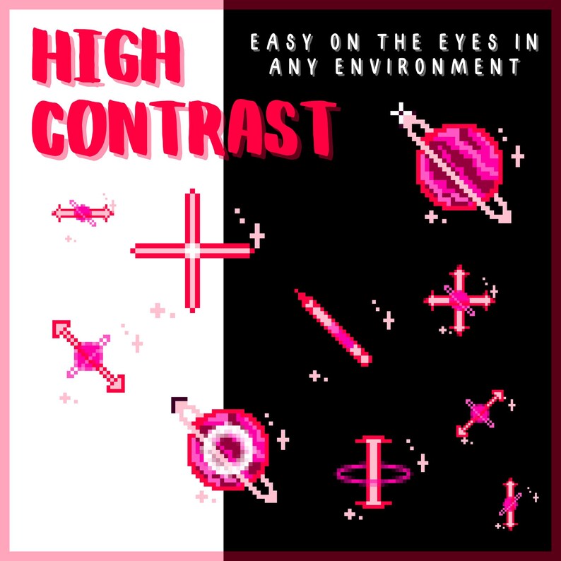 Spacecore BUNDLE Mouse Cursors - Full Aesthetic Packs of All 17 States ...