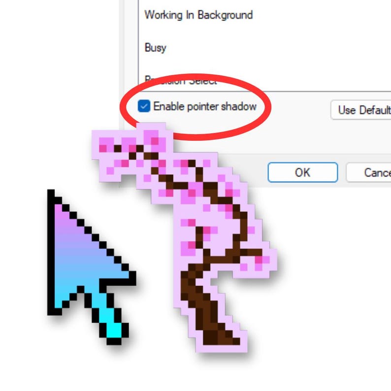 Vaporwave Mouse Cursors - Full Aesthetic Pack of All 17 States - Etsy