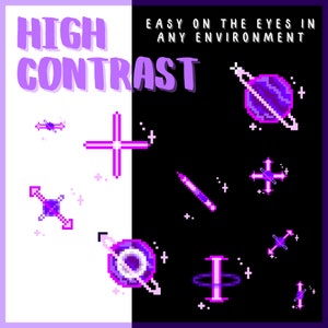 Spacecore Mouse Cursors - Full Aesthetic Pack of All 17 States - Etsy