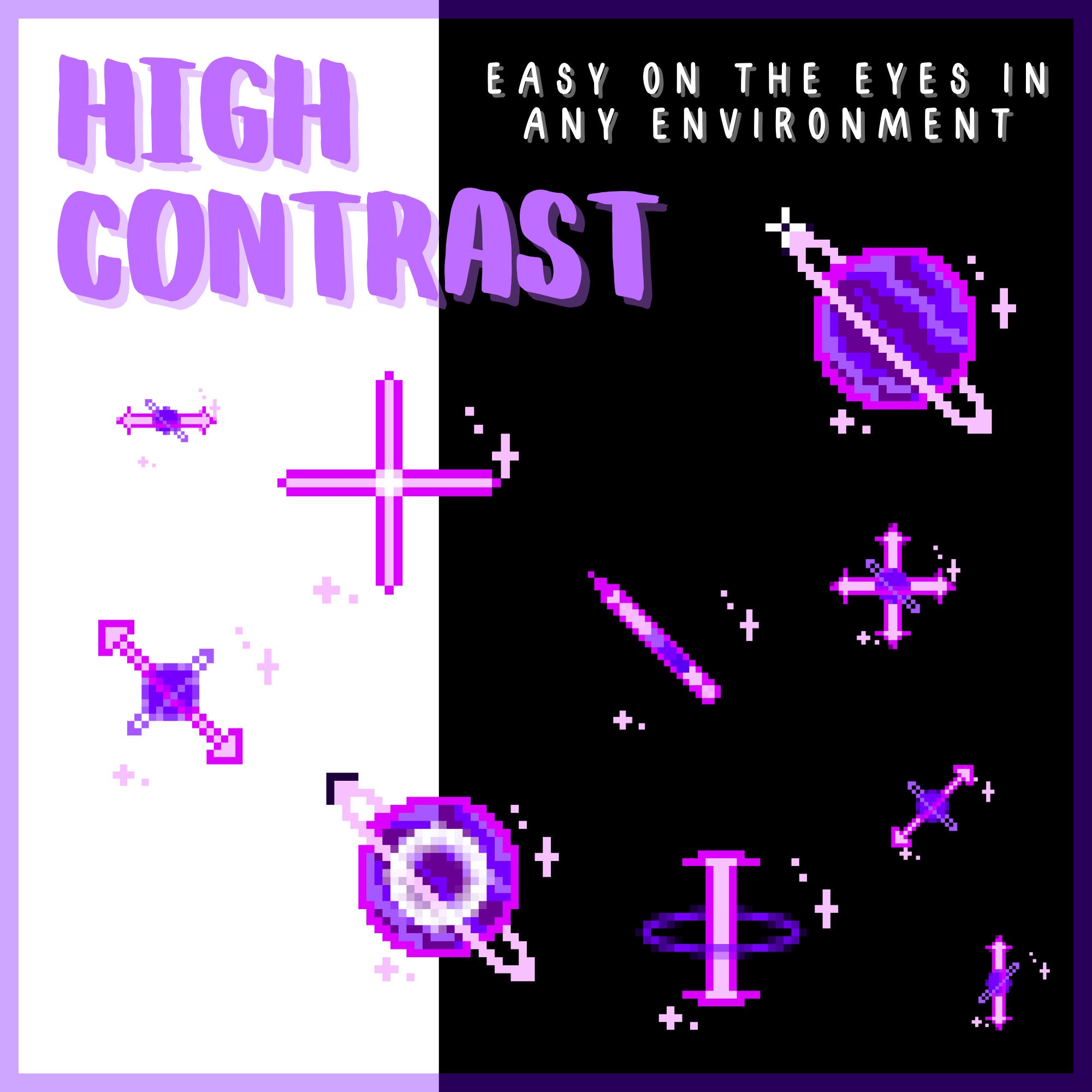 Spacecore Mouse Cursors - Full Aesthetic Pack of All 17 States - Etsy