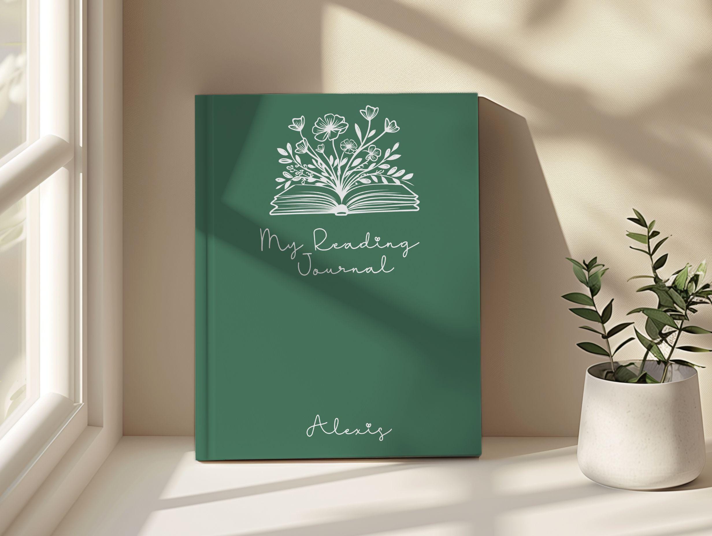 My Reading Journal,personalized Reading Journal With Name,reading ...