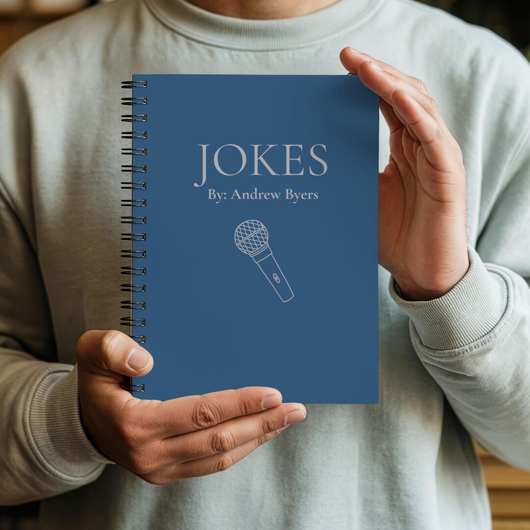 Personalized Jokes Spiral Notebook,notebook for Jokes,stand up Comic ...