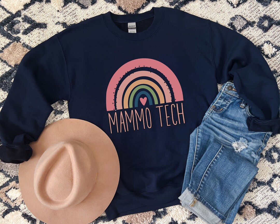 Mammo Tech Sweatshirt,mammography Tech Top,mammo Shirt,mammo ...