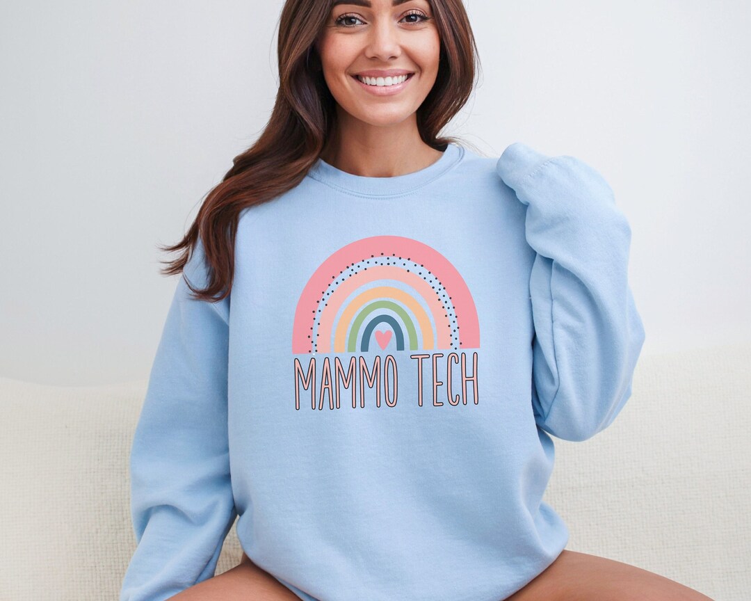 Mammo Tech Sweatshirt,mammography Tech Top,mammo Shirt,mammo ...