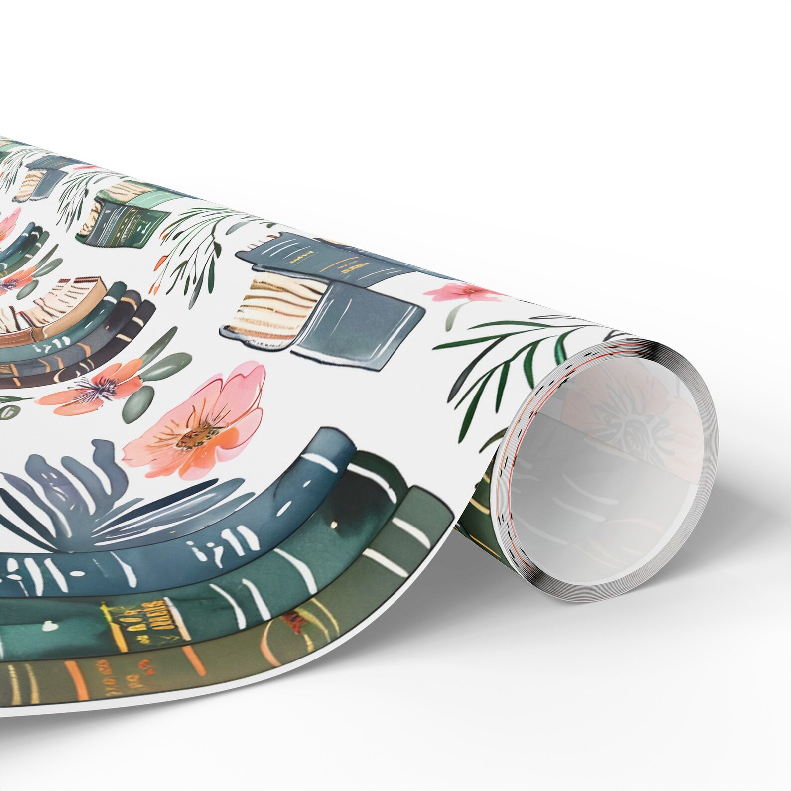 Books Gift Wrapping Paper,wildflowers Wrapping Papers,flower Gift Wraps ...