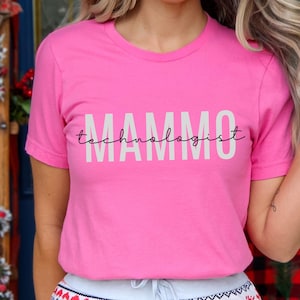 Mammo Technologist Unisex T-shirt,mammography Squad Tee,mammo Shirt ...