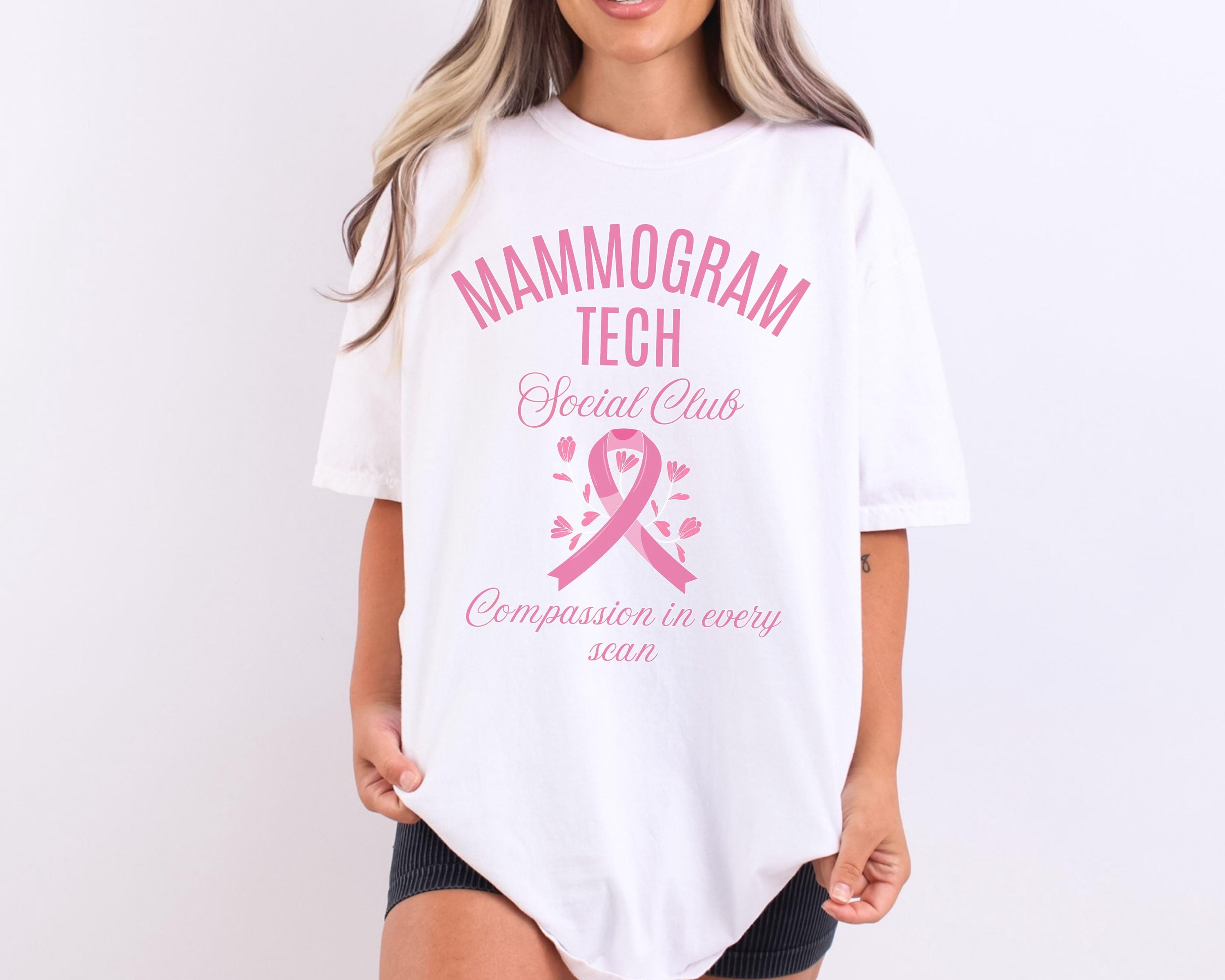 Mammogram Tech Social Club Comfort Colors® T-shirt,mammo Tech Tee,mammo ...