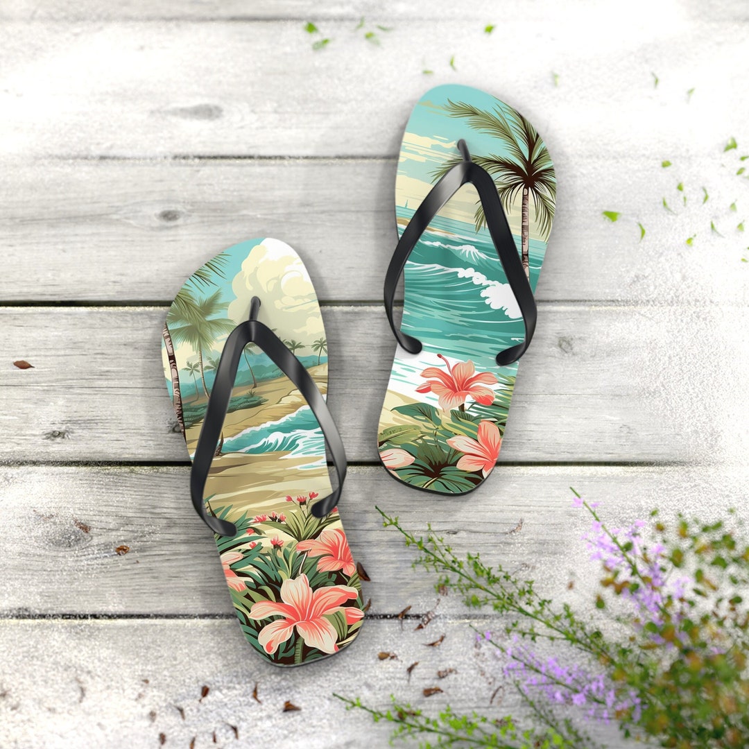 Puerto Rico Flip Flops,puerto Rican Gifts,puerto Rico Beach Flip Flops ...