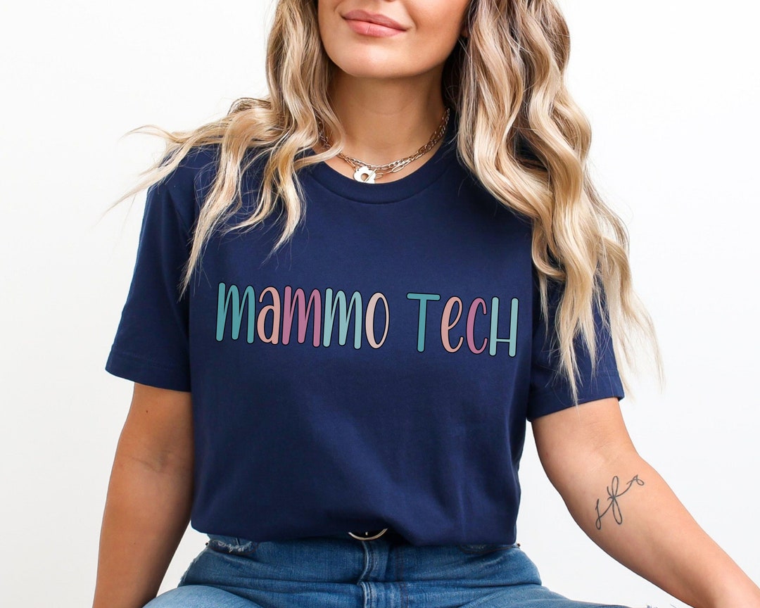 Mammo Tech T-shirt,mammography Tech Tee,mammo Shirt,mammo Technologist ...