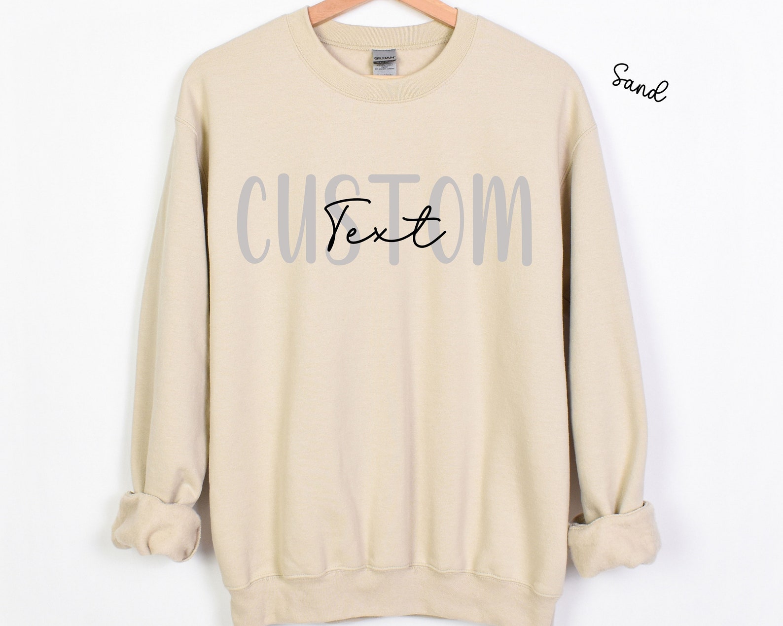 Custom Text Sweatshirt,personalized Sweatshirts,custom Sweaters,custom ...