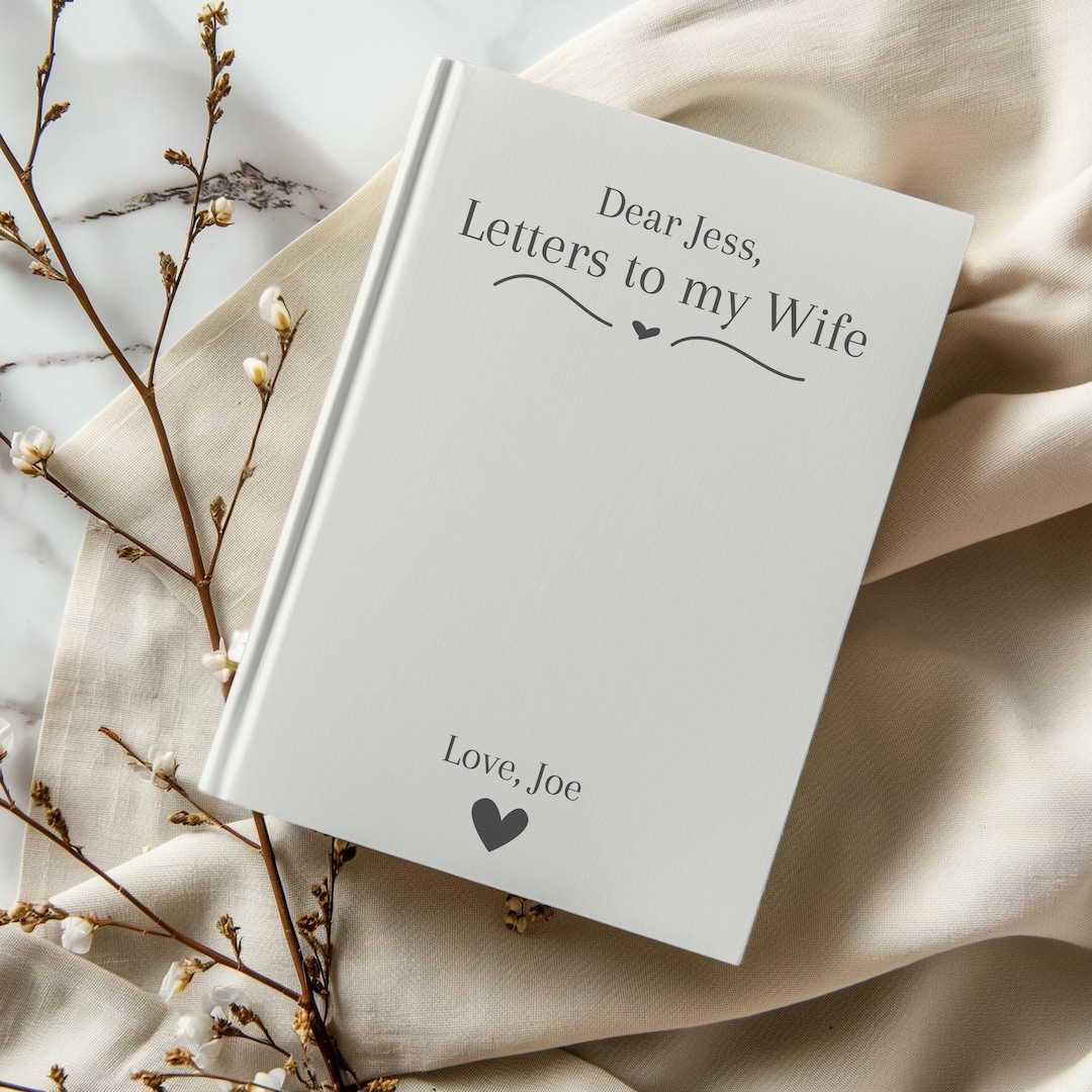 Letters to My Wife Personalized Book,custom Dear Wife Journal ...