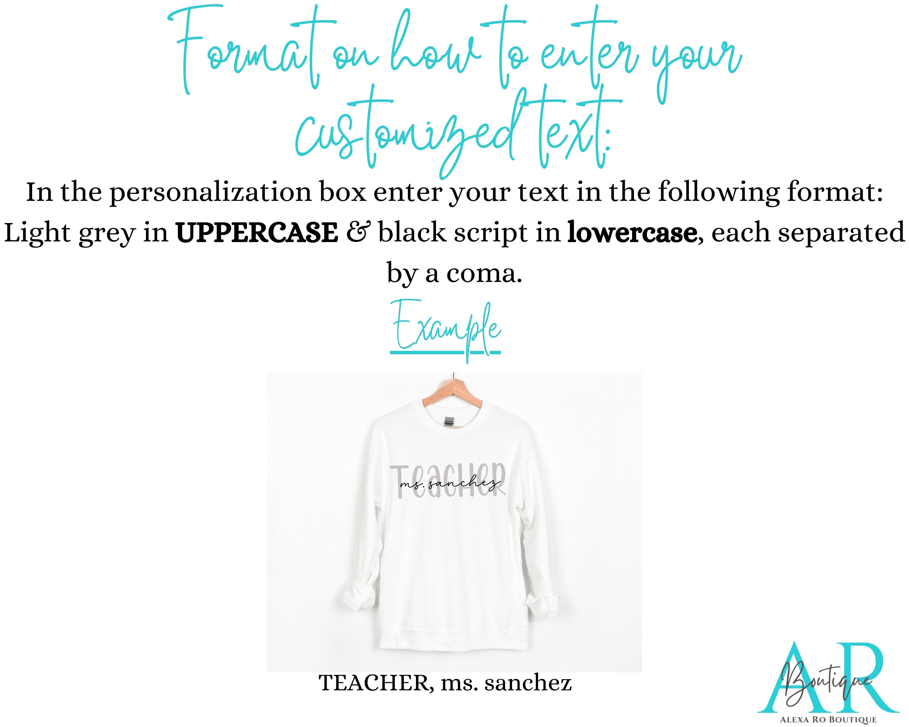 Custom Text Sweatshirt,personalized Sweatshirts,custom Sweaters,custom ...