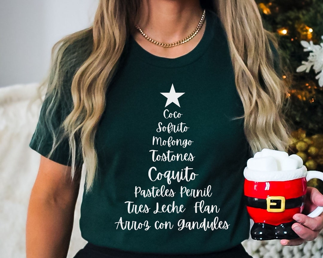 Puerto Rican Christmas Unisex T-shirt,navidad Boricua,boricua Tshirt,hispanic Shirt,puerto Rican ...