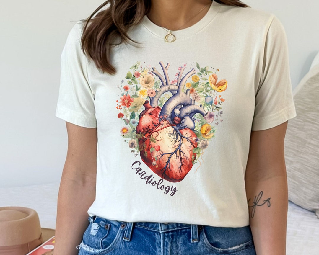 Cardiology Unisex T-shirtcardiac Care Unit Teecardiology - Etsy