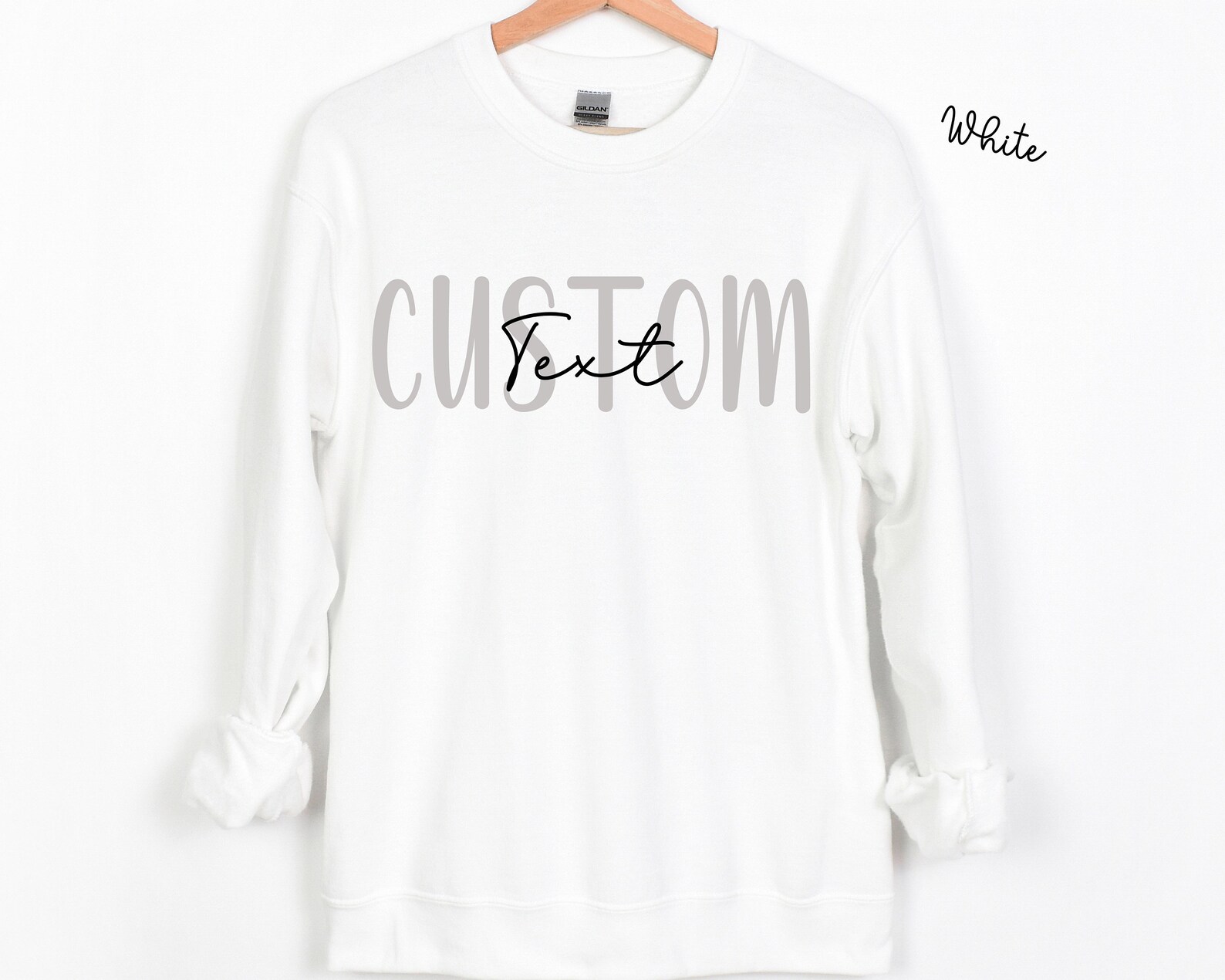 Custom Text Sweatshirt,personalized Sweatshirts,custom Sweaters,custom ...